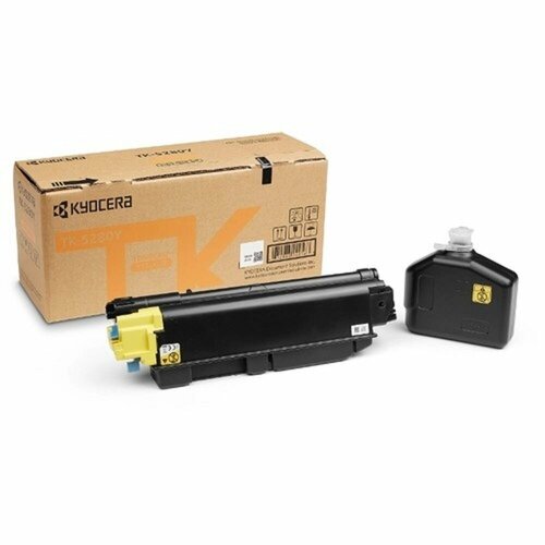 Kyocera Расходные материалы Kyocera-Mita TK-5280Y Тонер-картридж, Yellow {P6235cdn/M6235cidn/M6635cidn (11000стр)}