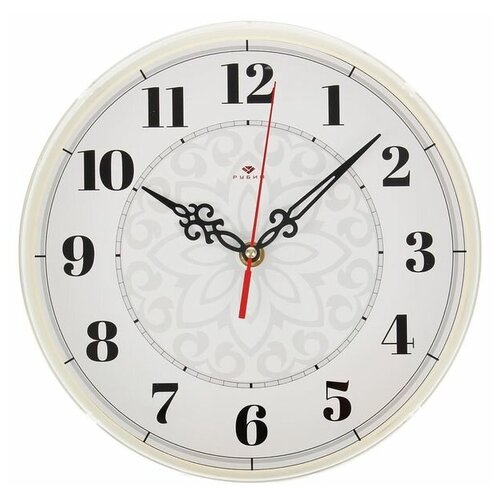 Часы настенные "Узор", "Рубин", 25х25 см