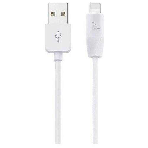 Кабель Hoco X1, Lightning - USB, 2.1 А, 3 м, белый