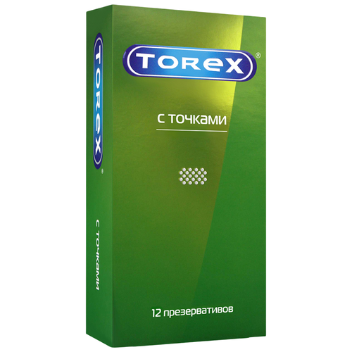 Презервативы TOREX С точками, 12 шт.