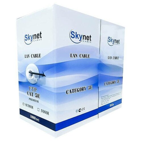 Кабель FTP 4PR 24AWG 4х2х0,51 CAT5e 305м Cu Outdoor Skynet