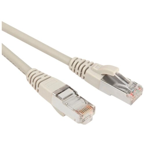 Патч-корд Hyperline PC-LPM-STP-RJ45-RJ45-C5e-15M-LSZH-GY, 15м