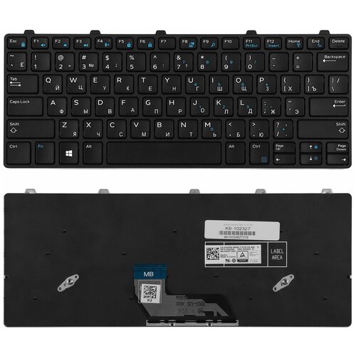 Клавиатура для ноутбука Dell Inspiron 11-3180, 3189 (p/n: 5XVF4, HNXPM, PK131X23A00)