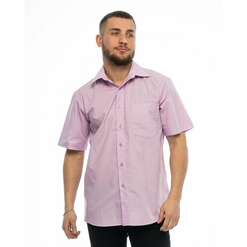 Рубашка Maestro, размер 56RU/XL/170-178/44 ворот, розовый