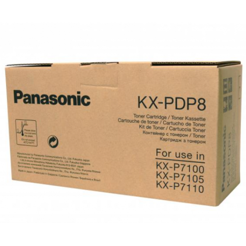 KX-PDP8 Panasonic оригинальный черный тонер-картридж для Panasonic KX-P7100/ 7105/ 7110 (4 000стр)