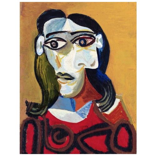 Репродукция на холсте Женский портрет №9 Пикассо Пабло 50см. x 65см.