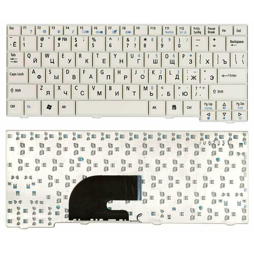 Клавиатура для ноутбука V091902AS1 белая