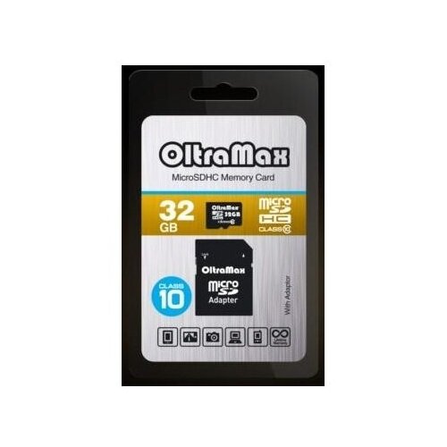 Карта памяти OLTRAMAX MicroSDHC 32GB Class10