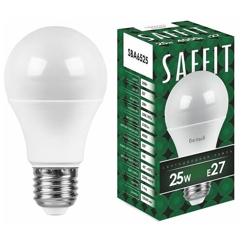 Лампа светодиодная LED 25вт Е27 белый | код. 55088 | FERON ( 1шт. )