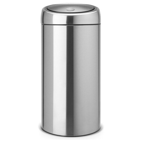 Двухсекционный мусорный бак Touch Bin (2х20 л), Стальной матовый (FPP) Brabantia