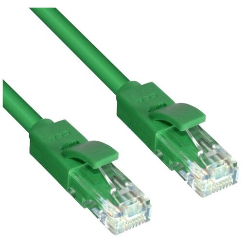 Патч-корд UTP 5E категории 0.5м Greenconnect GCR-LNC05-0.5m многожильный зеленый