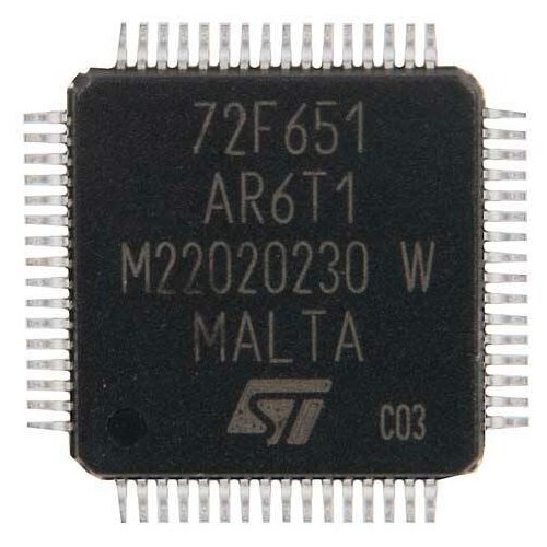 ST72F651AR6T1 Микроконтроллер CISC NXP , QFP