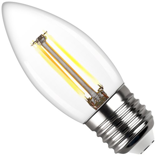Лампа светодиодная REV 32488 1 545 Лм, E27, C37, 5 Вт, 4000 К