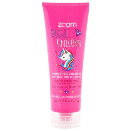 Шампунь бессульфатный ежедневный ZOOM MAGIC UNICORN SHAMPOO 250 ML