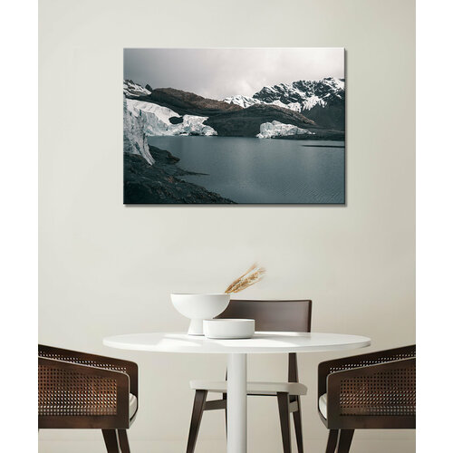 Картина/Картина на холсте для интерьера/Картина на стену/Картина для кухни/ -Перу горное озеро 20х30
