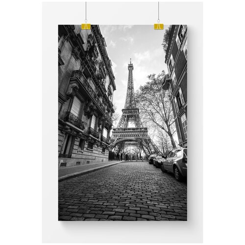 Постер на стену для интерьера Postermarkt Эйфелева башня №2, размер 50х70 см, постеры картины для интерьера в тубусе