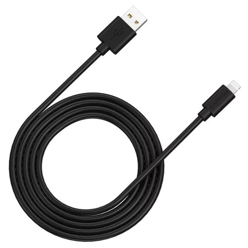 Кабель Canyon USB - Lightning (CNS-MFIC12), 2 м, black