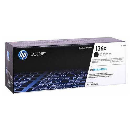 Картридж лазерный HP (W1360X) LaserJet M211dw/M236dw/M236sdn, №136X, ресурс 2600 стр, оригинальный