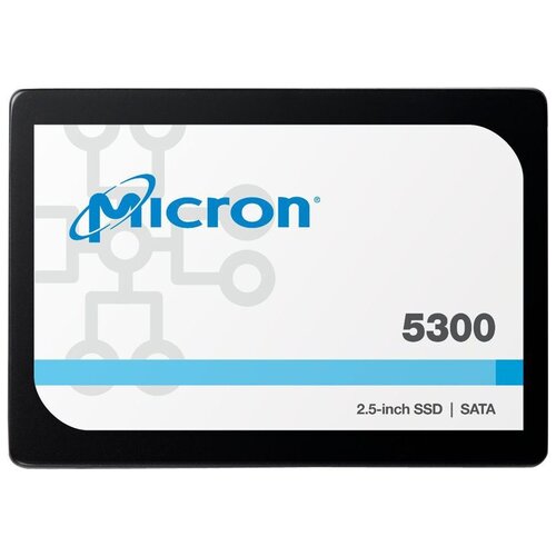 Твердотельный накопитель Micron 5300 MAX 3.84 ТБ SATA MTFDDAK3T8TDT-1AW1ZABYY