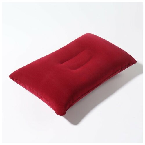Подушка для шеи ONLITOP, черный, красный