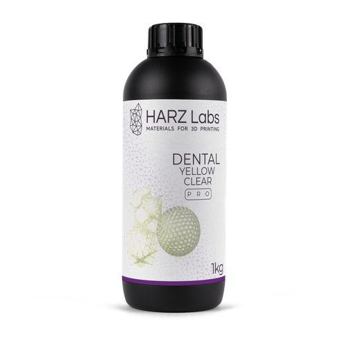 Harz Labs Dental Yellow Clear PRO, 1 кг, 1 л, желтый