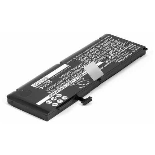 Аккумуляторная батарея усиленная CameronSino/Pitatel для ноутбука Apple MacBook Pro 15' A1382 (5800mAh)
