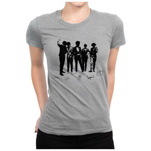 Футболка DS Apparel, размер 2XL, серый