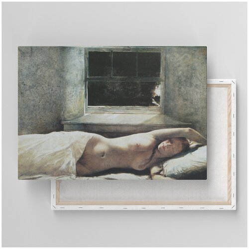 Картина на холсте с подрамником / Wyeth Andrew - Overflow / Уайет Эндрю
