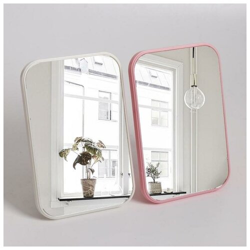 Зеркало настольное, зеркальная поверхность 13 х 19,5 см, цвет микс (комплект из 5 шт)