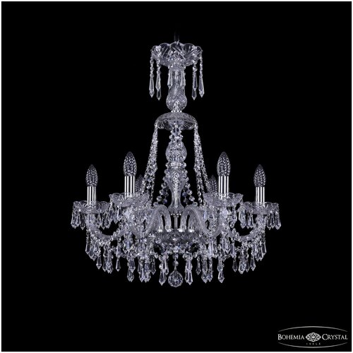 Люстра Bohemia Ivele Crystal 1403 1403/6/195/XL-65/Ni, E14, 240 Вт, кол-во ламп: 6 шт., цвет: никель