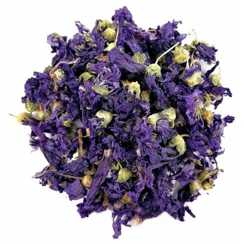 Сухоцветы Мальва цветки для выпечки чая украшения поделок 10 гр, 1 шт