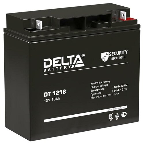 Аккумулятор 12В 18А. ч Delta DT 1218 (5шт. в упак.)