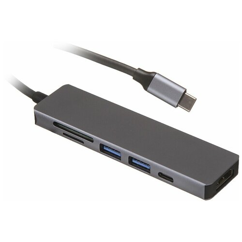 Хаб USB Palmexx 6в1 USB-C - HDMI+2xUSB 3.0+USB-C+CR PX/HUB-004