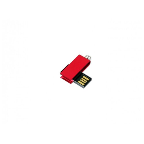 Металлическая флешка с мини чипом в цветном корпусе (4 Гб / GB USB 2.0 Красный/Red minicolor1 Flash drive)