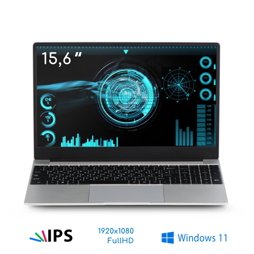 Ноутбук Azerty RB-1552 (15,6 IPS 1920x1080 Intel N100 4x0.8GHz, 16Gb LPDDR5, 512Gb SSD)