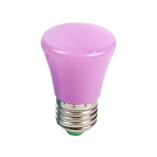 Лампа светодиодная Luazon Lighting "Фонарик" 5 SMD2835 розовый (2580330), E27, 1.5 Вт