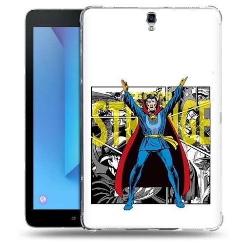 Чехол задняя-панель-накладка-бампер MyPads доктор стренж комикс для Samsung Galaxy Tab S3 9.7 SM-T820/T825 противоударный