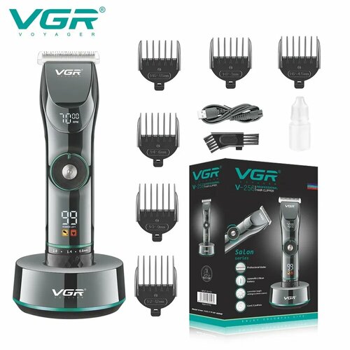 Профессиональная машинка для стрижки VGR vgr v-256/Триммер для волос, бороды и усов
