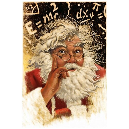 Плакат, постер на холсте Dr. Santa/Доктор Санта. Размер 60 х 84 см