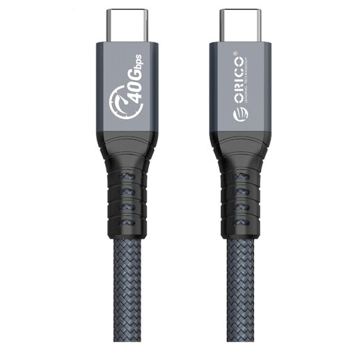 Кабель ORICO Thunderbolt 4 TBZ4, Type-C - Type-C, 2 м, gray