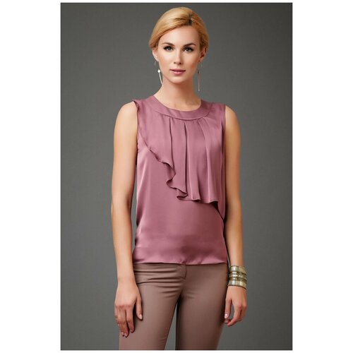 Блуза  Арт-Деко, размер 48, розовый