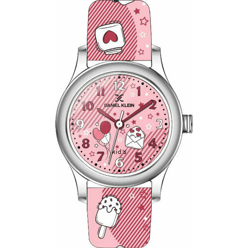 Наручные часы Daniel Klein, розовый, серебряный