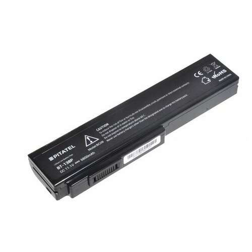 Аккумуляторная батарея усиленная Pitatel Premium для ноутбука Asus N43JQ (6800mAh)