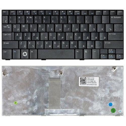 Клавиатура для ноутбука Dell Inspiron Mini 10v черная