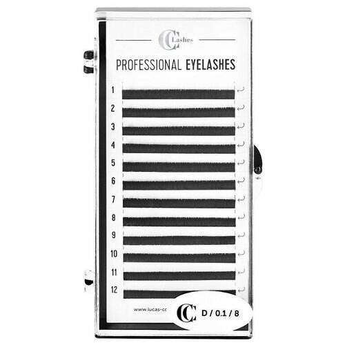 CC Lashes, D/0.07/7-12 mm