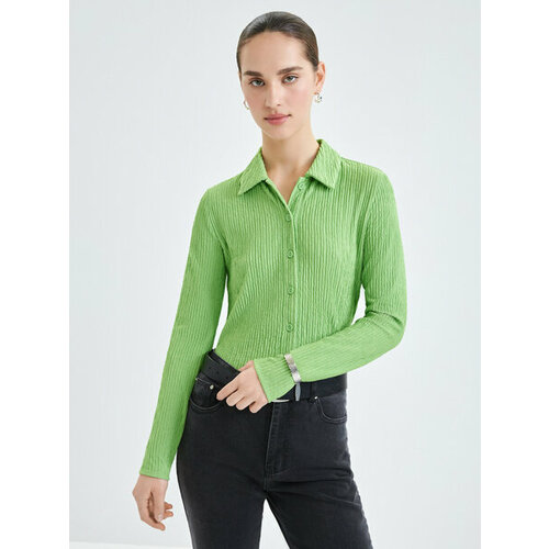 Блуза Zarina, размер XS (RU 42)/170, зеленый
