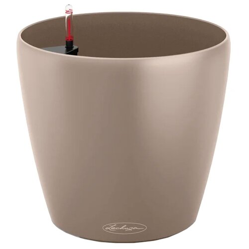 Кашпо LECHUZA с автополивом Classico Color, 17л, 34.5x32.5 см, бежевый