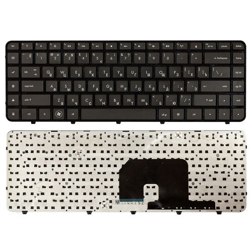 Клавиатура для ноутбука HP Pavilion dv6-3151ss черная с рамкой