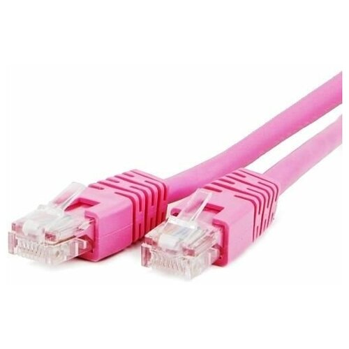 Патч-корд Cablexpert PP12-2M/RO UTP CAT5e RJ-45 кабель 2 метра, розовый