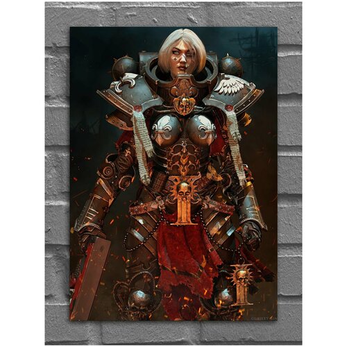 Постер Вархаммер 40000 Сестры Битвы (Адепта Сороритас), Warhammer Sisters of Battle (Adepta Sororitas)